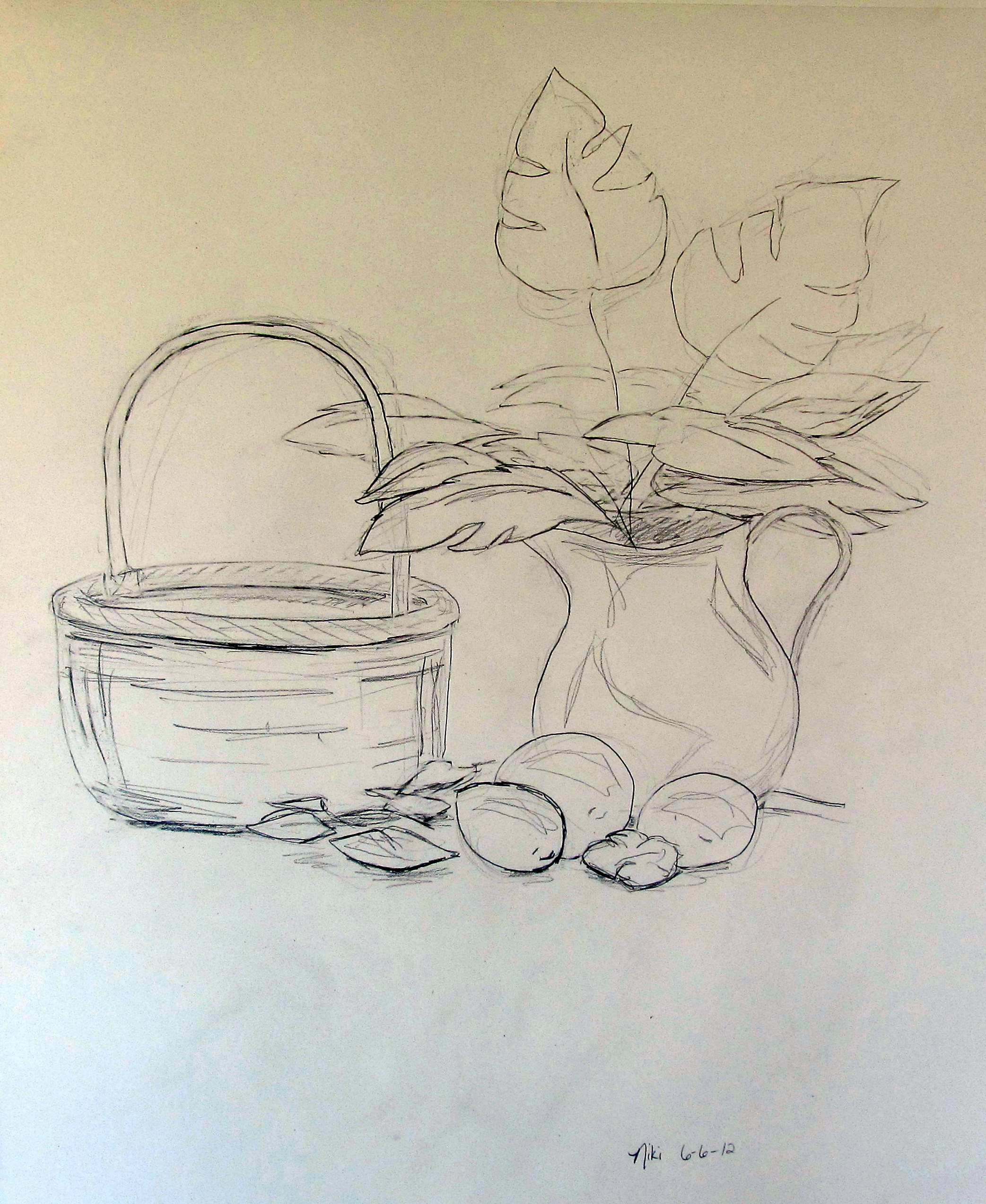 Gesture Still Life Still Life: Simple Forms, Gesture Process